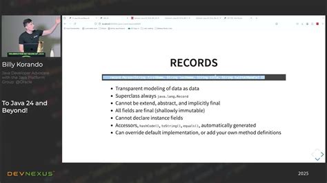 Devnexus 2025 To Java 24 And Beyond Billy Korando Youtube