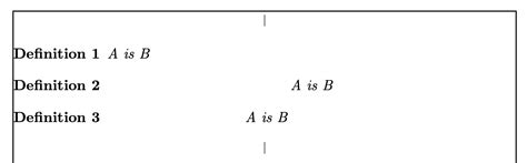 Newtheorem How To Center In The Definition Context TeX LaTeX