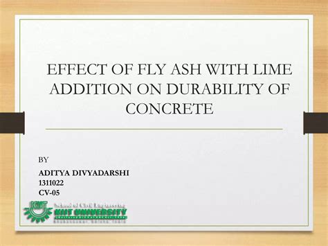 Fly Ash Concrete Ppt