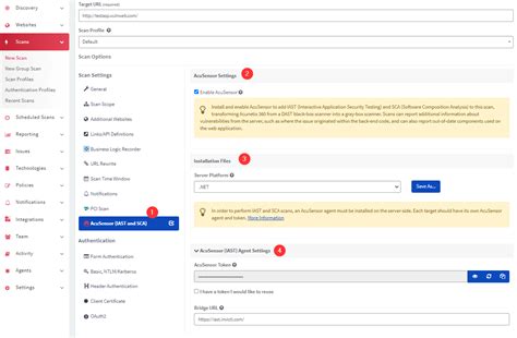 Configuring Acunetix Bridge Acunetix