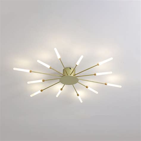 Sputnik Led Semi Flush Mount Ceiling Ping Lighting