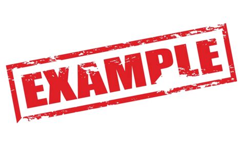 Example Stamp Clipart