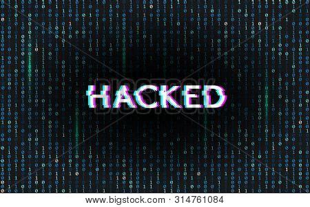 Glitch Hacked On Vector Photo Free Trial Bigstock