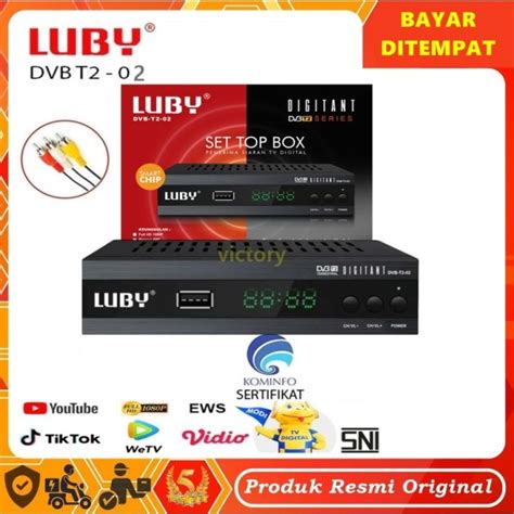 Luby Set Top Box DVBT2 C Receiver TV STB Digital DVB T2 01 MATRIX ORI