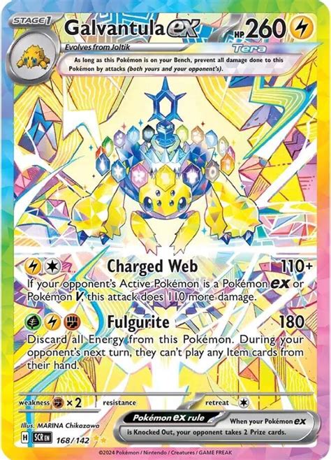 Terapagos Ex 173 142 SV07 Stellar Crown Pokemon