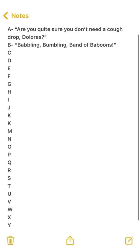 B Is For “babbling Bumbling Band Of Baboons ” Now C R Harrypotter