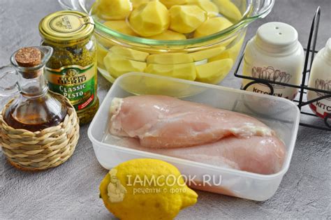 Куриная грудка с картошкой в рукаве в духовке — рецепт с фото пошагово