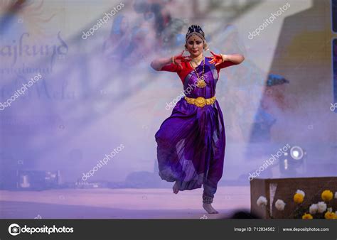Faridabad Haryana India February 2024 Portrait Female South Indian