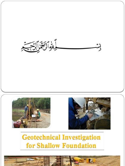 Geotechnical Investigation Pdf Geotechnical Engineering Civil