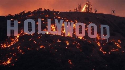 California Wildfire Reaches Iconic Hollywood Sign Altnnews