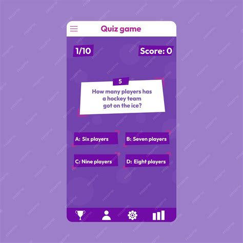 Premium Vector Quiz Test Lottery Millionaire Menu Template Quiz Game