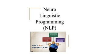 Neuro Linguistic Programming NLP Pdf