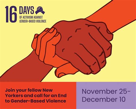 Nyc Launches 16 Days Of Activism Against Gender Based Violence Campaign