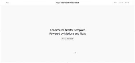 Nuxtjs Medusa Ecommerce Webperformance Javascript Olivier Belaud
