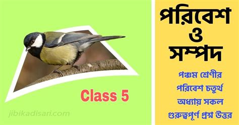 পরিবেশ ও সম্পদ Class 5 প্রশ্ন উত্তর পঞ্চম শ্রেণীর পরিবেশ চতুর্থ