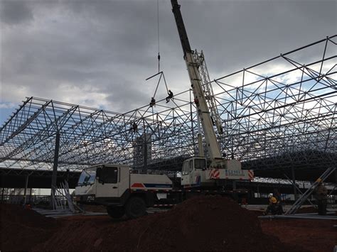 China Reasonable Price For Spherical Dome Space Frame Steel Structure Space Frame Roof Shed