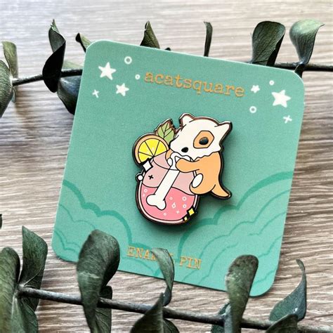Cubone Summer Cocktail Hard Enamel Pin Shiny Cubone Kawaii Sweet Poke