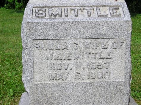 Rhoda Clara Storer Smittle 1857 1900 Find A Grave Memorial