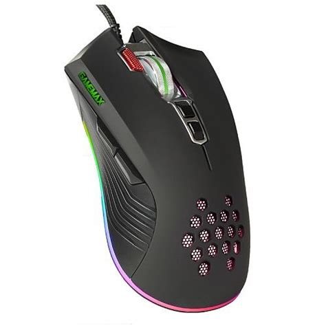 GameMax Razor RGB Gaming Mouse USB Up To DPI Rapid Fire Button Multiple RGB Modes