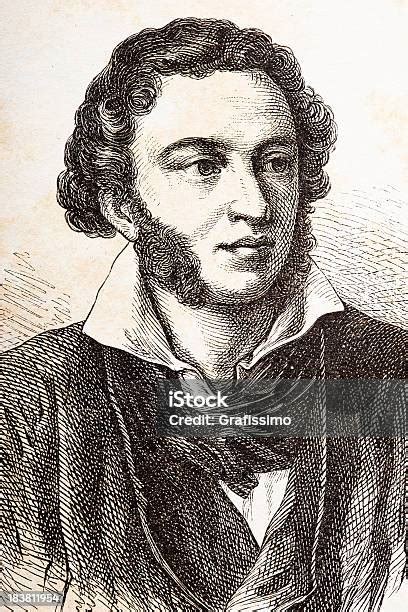 음각 텍사스식 시인 알렉산드로스 Sergeyevich 푸시킨 메트로폴리스 1870 18세기에 대한 스톡 벡터 아트 및 기타