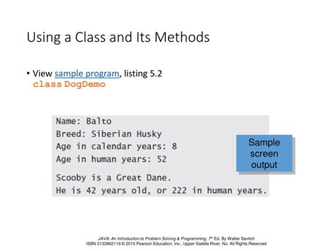 Ppt Defining Classes And Methods Powerpoint Presentation Free