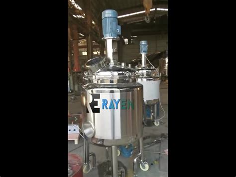 Factory Price Stainless Steel Jacketed Tank Reaction Kettle Chemical Reactor Vessel Buy Mixing