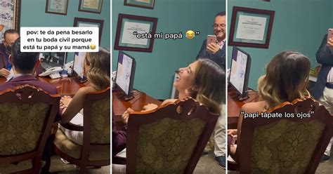 Papi Tápate Los Ojos Mujer Se Niega A Besar A Su Novio En Su Boda