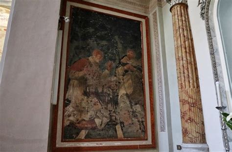 네미 산타 마리아 델 포초 교회의 성 비오 5세와 성 베드로 순교자의 18세기 그림 0명에 대한 스톡 사진 및 기타 이미지