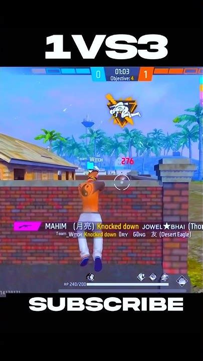 1vs3 😱desert Eagle Level Impossible Clutch Whit Crazy Shot 🔥🤯god Mode