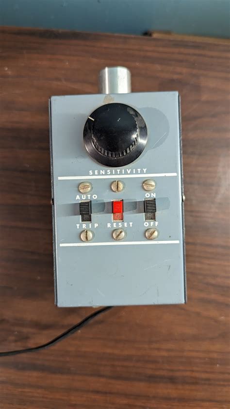 Photo Electric Relay Sensitivity Control Williams Design