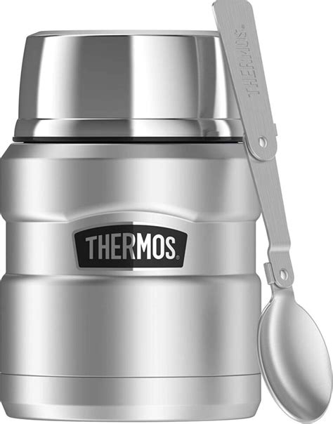 Thermos Food Flask 16 Oz With Spoon Hunting Waterfalls