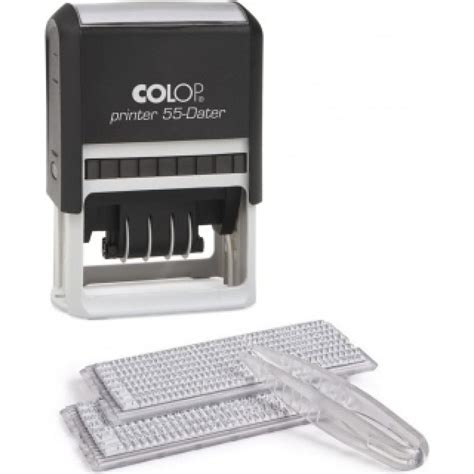 Самонаборный датер Colop Printer 6 строк, 2 кассы 55 Dat SET B ...