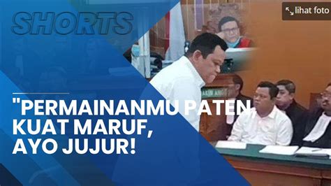 Terdakwa Kuat Maruf Diteriaki Pengunjung Agar Berkata Jujur Saat