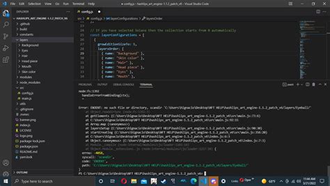 Npm Run Generate Issue · Issue 971 · Hashlipshashlipsartengine · Github