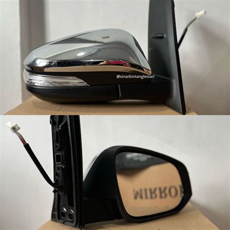 Jual Kaca Spion Toyota Innova Reborn Type V 2015 Elc Chrome Lampu