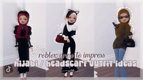 Roblox Dress To Impress Hijab Headscarf Outfit Ideas Eternxity Youtube