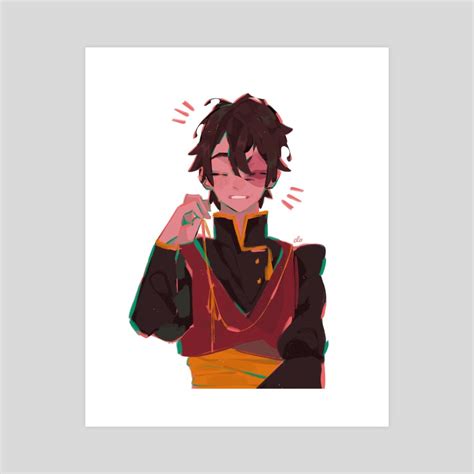 Zuko Smile An Art Print By Hailey Inprnt