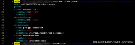 手把手教程：为k8s集群增加prometheus的gpu监控pod Gpu Metrics Exporter Csdn博客
