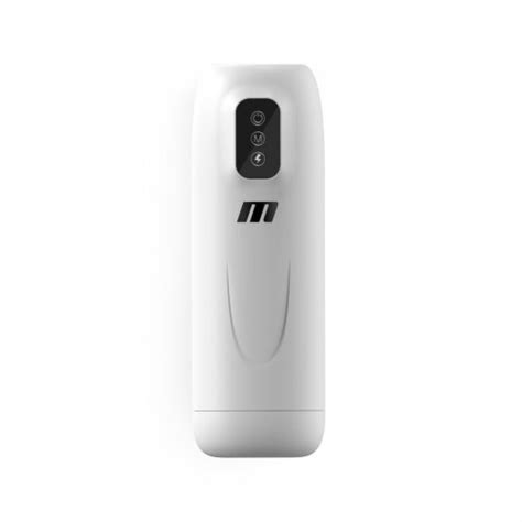 M For Men Robo Bator Vibrating Power Stroker White Sex Toys At