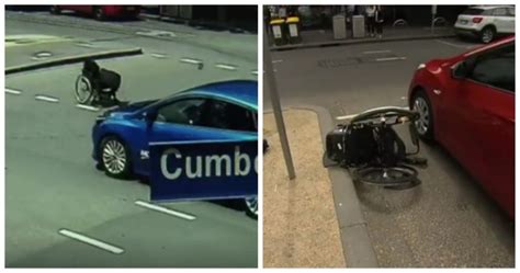 Shocking Footage Shows Man Thrown From Wheelchair In Hit And Run