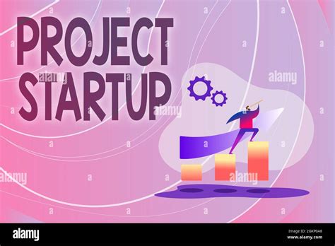 Hand Writing Sign Project Startup Business Idea A Project Done On The Side Not Setting Up A