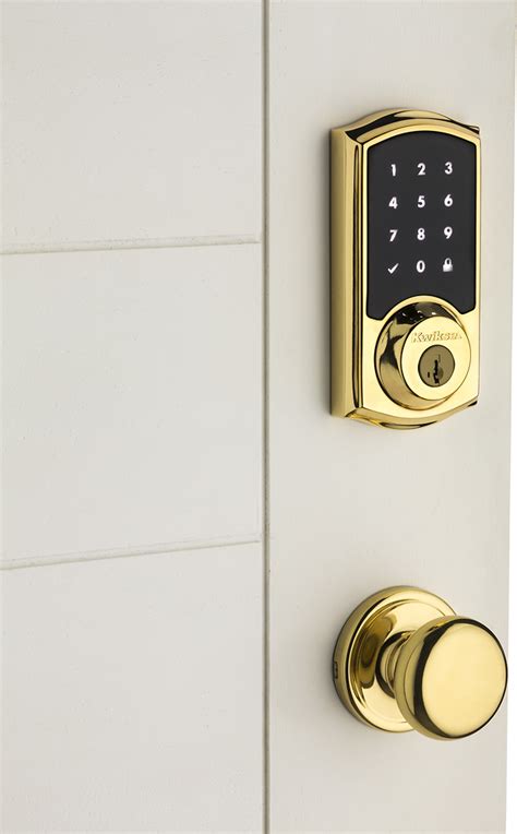 Best Buy Kwikset Signature Series Smartcode 916 Touchscreen Electronic Deadbolt Lifetime