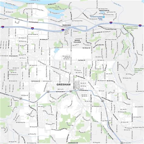 Map Of The Dalles Oregon Us Maps