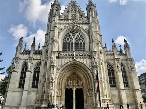 Notre Dame Du Sablon Church Of Our Lady At Sablon Belgium Travel