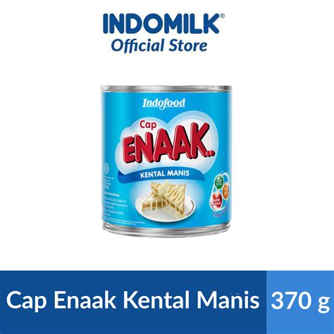 Jual Cap Enaak Kental Manis Putih Kaleng 370 Gr Shopee Indonesia