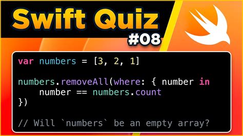 Swift Quiz 08 Simultaneous Accesses To A Value Youtube