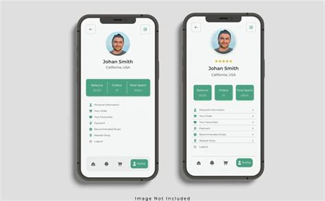 Profile Setting Interface For Any App Design Ui Element App Design App Ui Design Card Ui