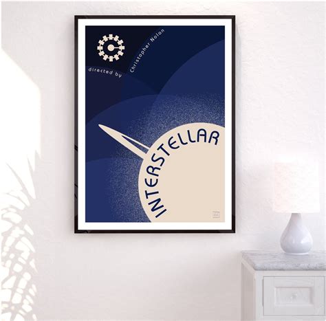 A3 Poster Interstellar Film By Christopher Nolan Etsy