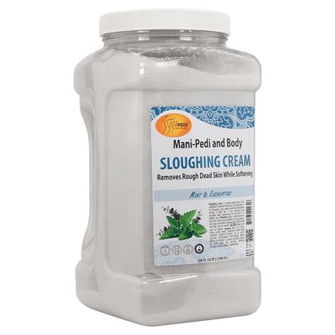 Spa Redi Foot Cream Sloughing Lotion Mint And Eucalyptus 128 Oz