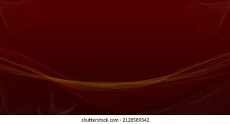 Digital Lines Passing Through Red Background Stock Illustration